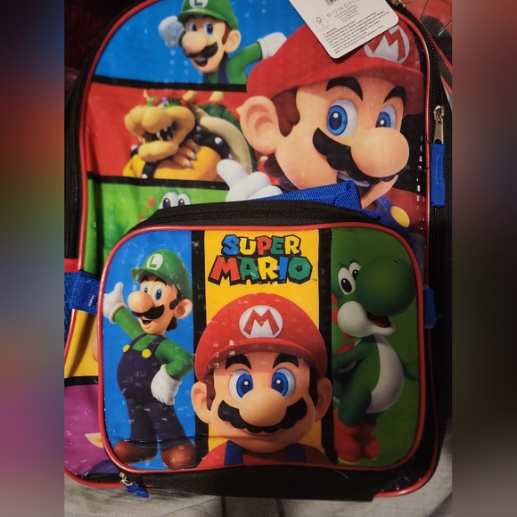 Bioworld | Accessories | Super Mario Boys Bioworld Backpack | Poshmark